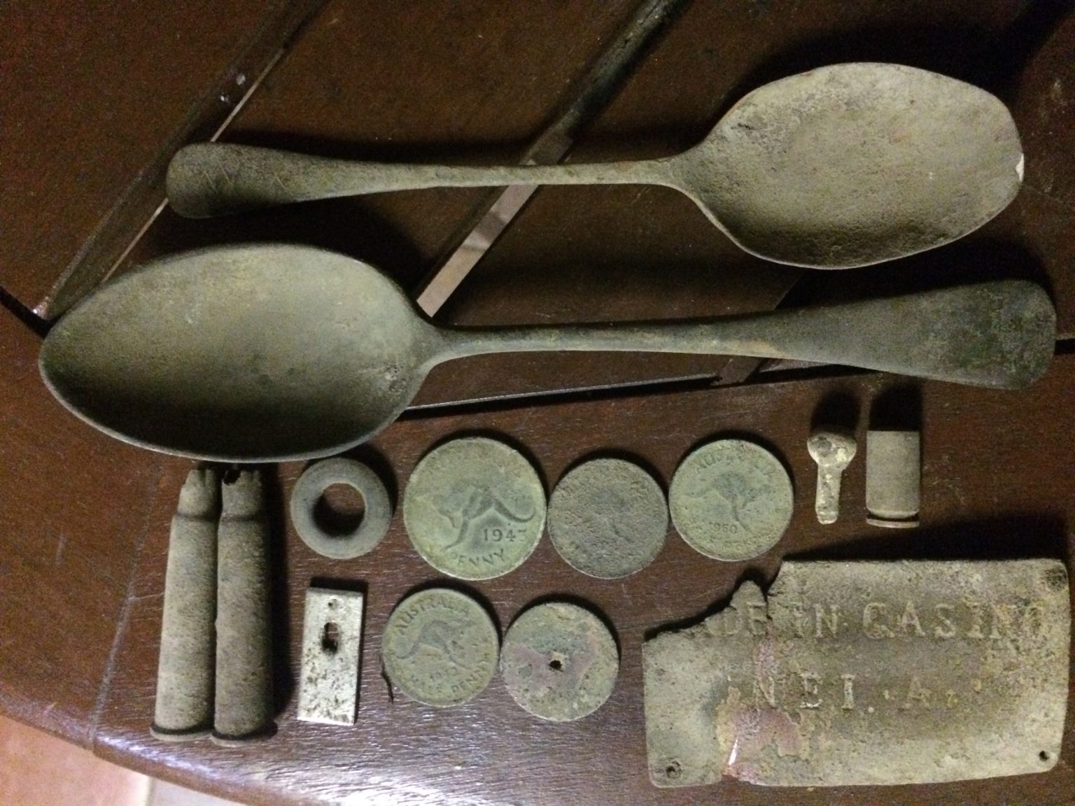 Dutch and Australian Artefacts found at Camp Columbia - Camp Columbia
